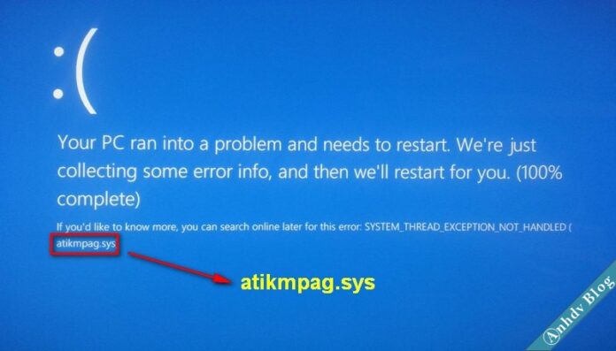 Khắc phục lỗi màn hình xanh do xung đột driver, phần mềm | Anhdv Blog