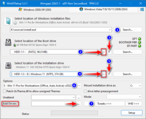 Cài đặt windows bằng WinNTSetup theo cả 2 chuẩn UEFI và Legacy | Anhdv Blog