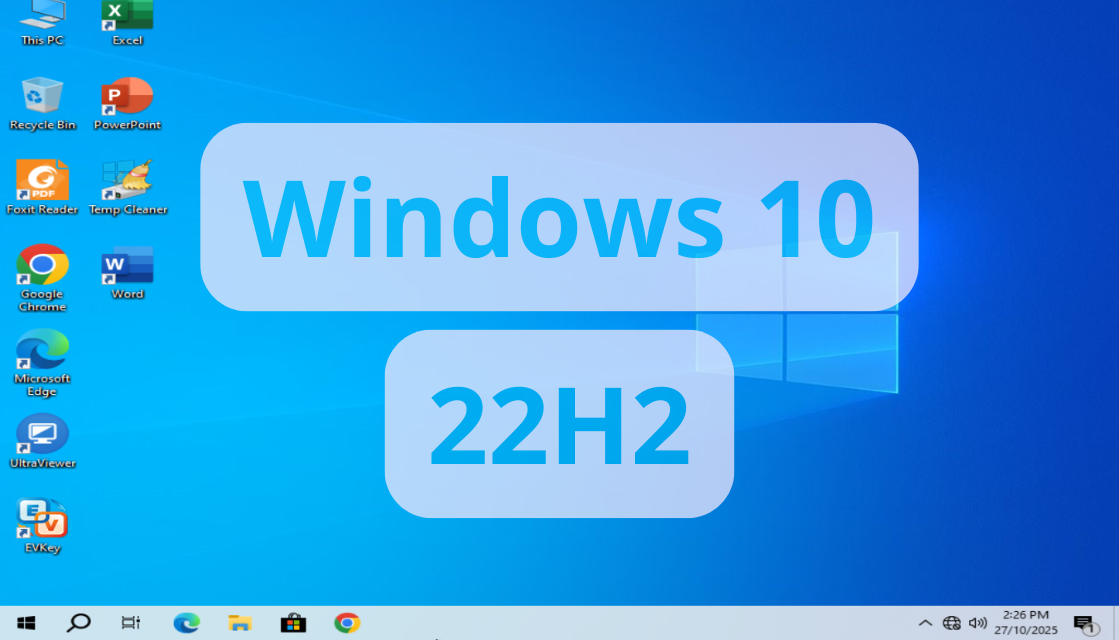 Windows 10 22H2 AIO tích hợp office và phần mềm | Anhdv Blog